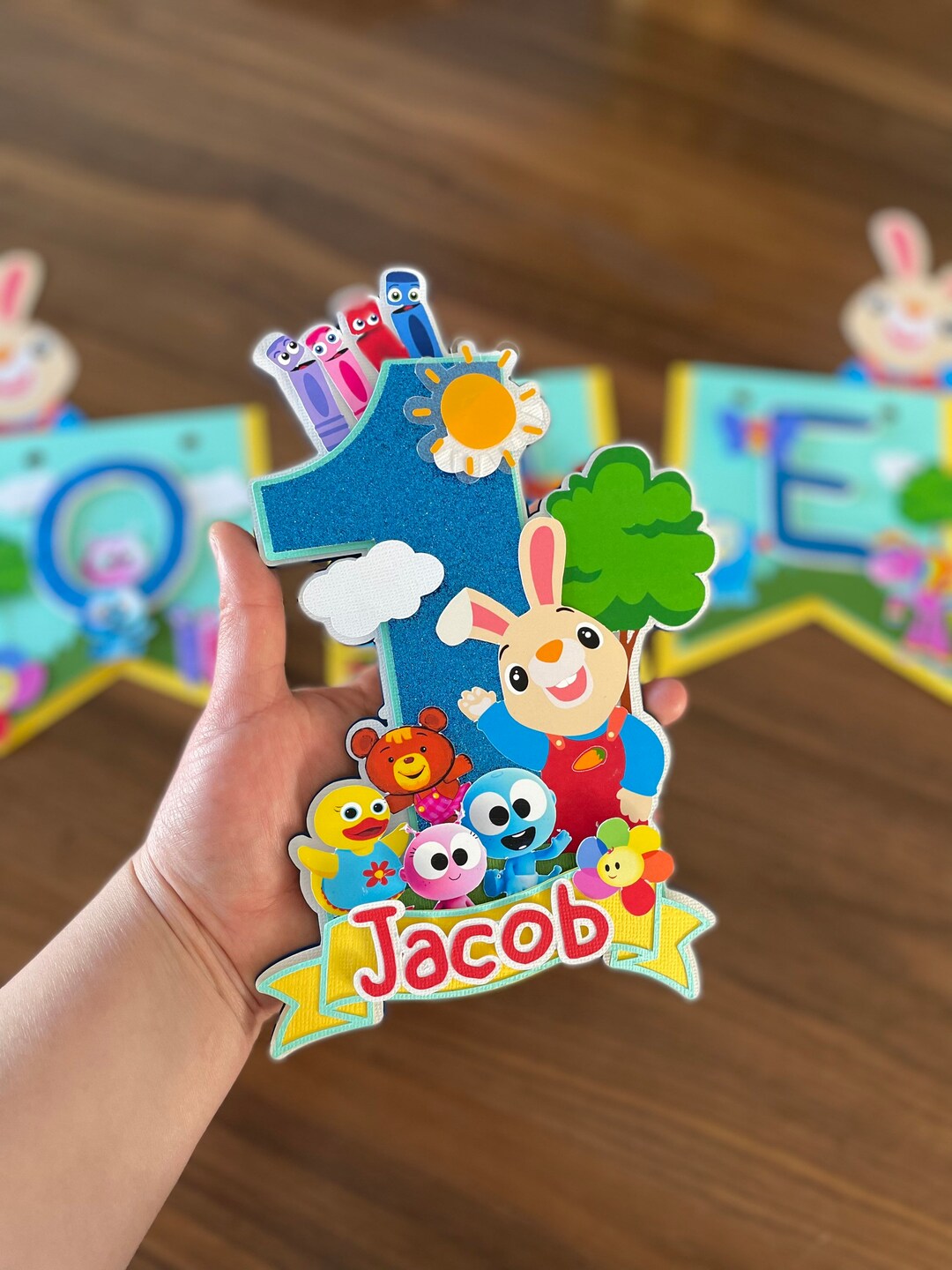 Baby First Tv Cake Topper - Etsy