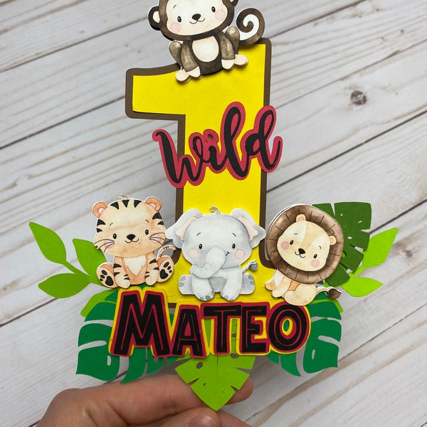 Safari Cake Topper - Etsy