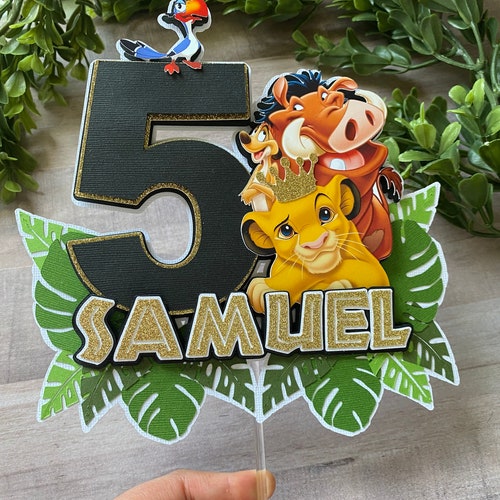 Personalized Simba Topper Lion King Topper Custom Lion - Etsy