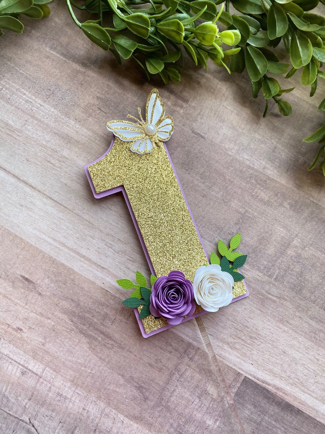 One Cake Topper Cake Topper Birthday Birthday Cake Topper | Etsy