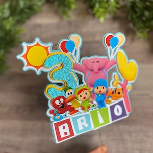 Pocoyo Cake Topper - Etsy
