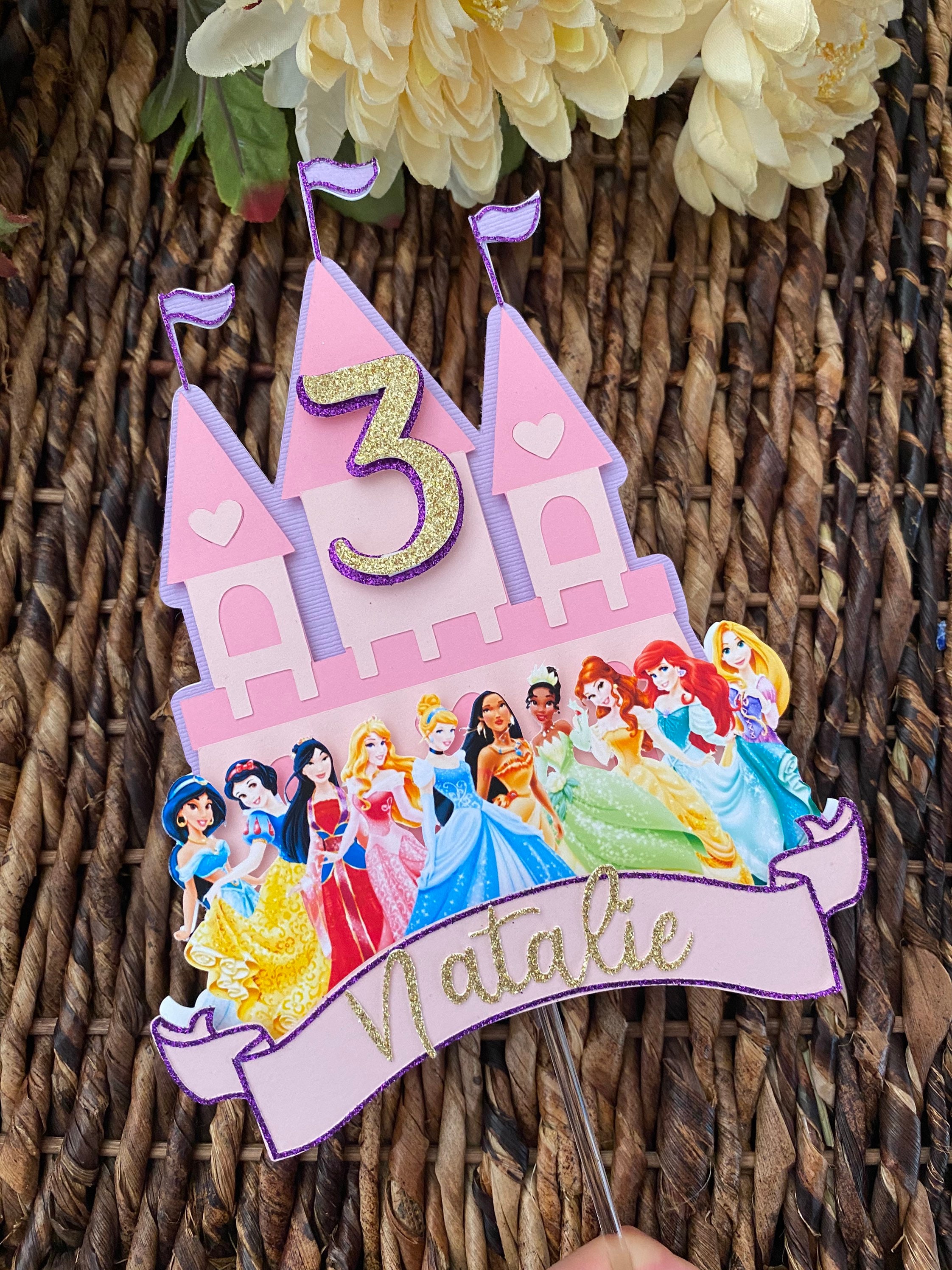 Disney Princess cake topper Disney Princesses cake topper | Etsy