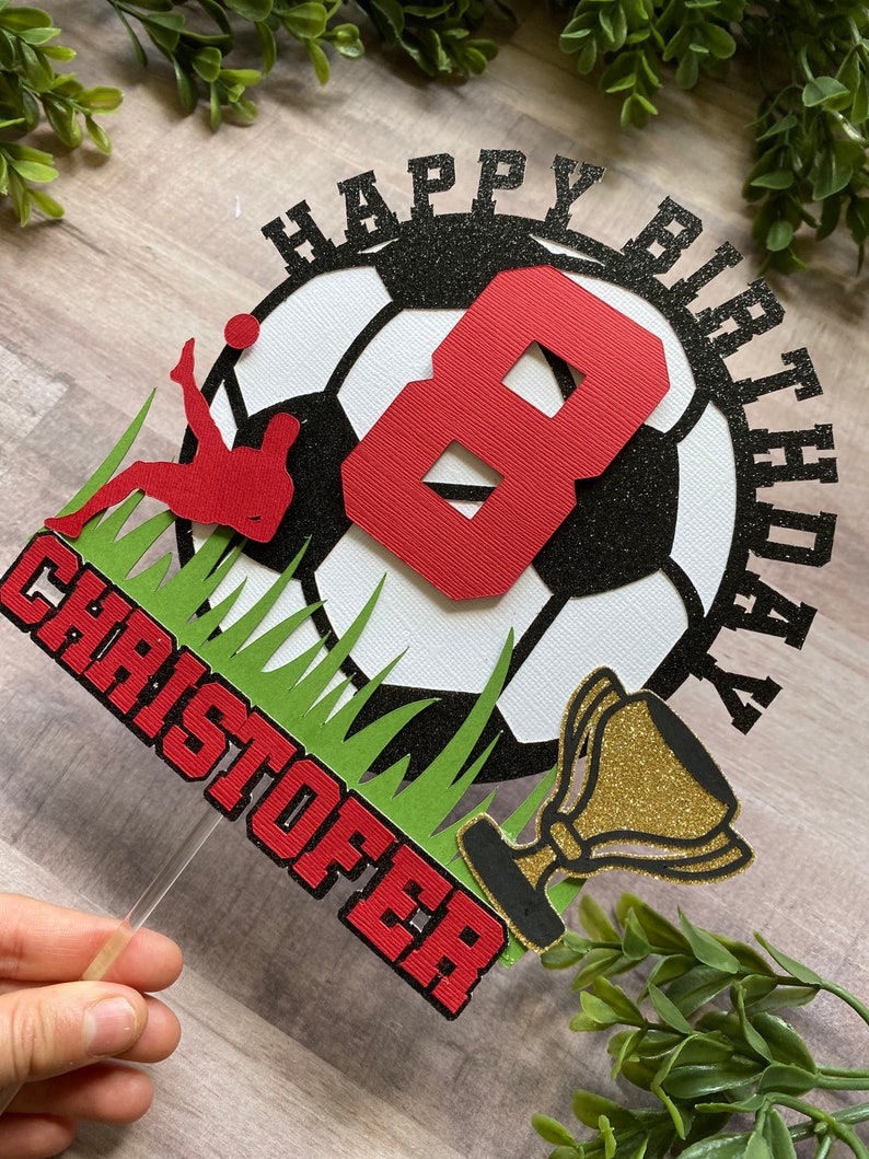 Soccer Cake Topper /sport Cake Topper/ - Etsy