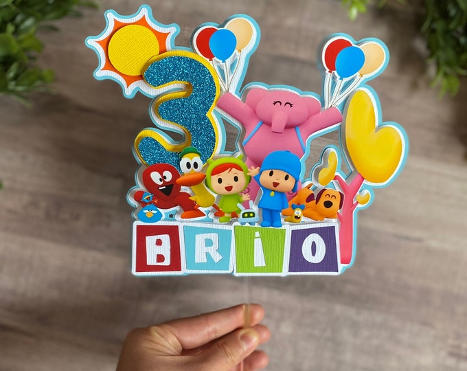 Pocoyo Cake Topper - Etsy