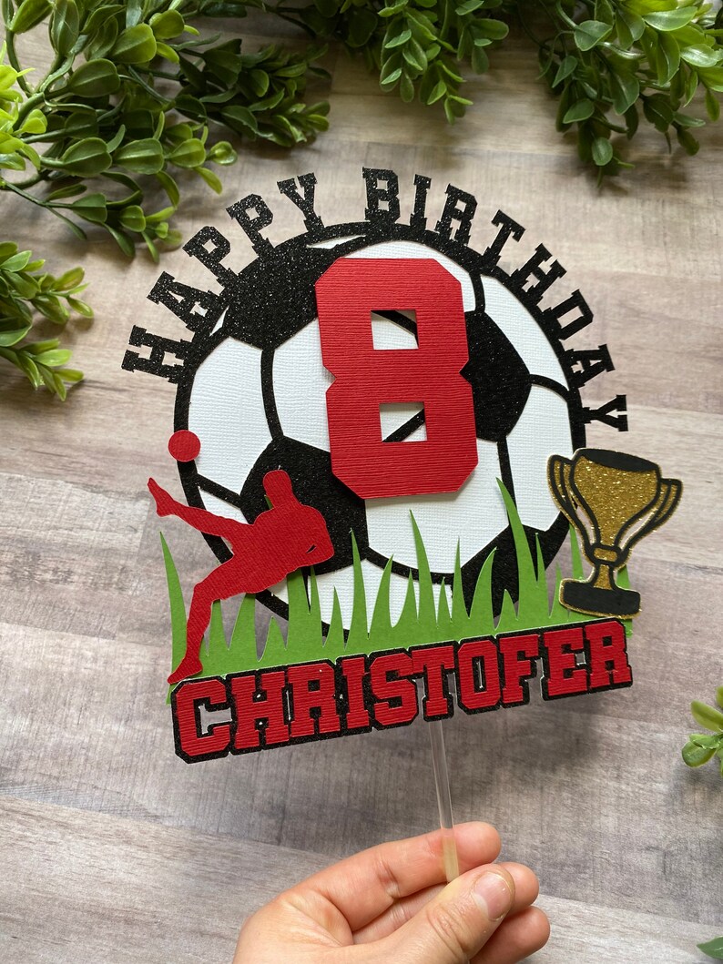 Soccer Cake Topper /sport Cake Topper/ - Etsy