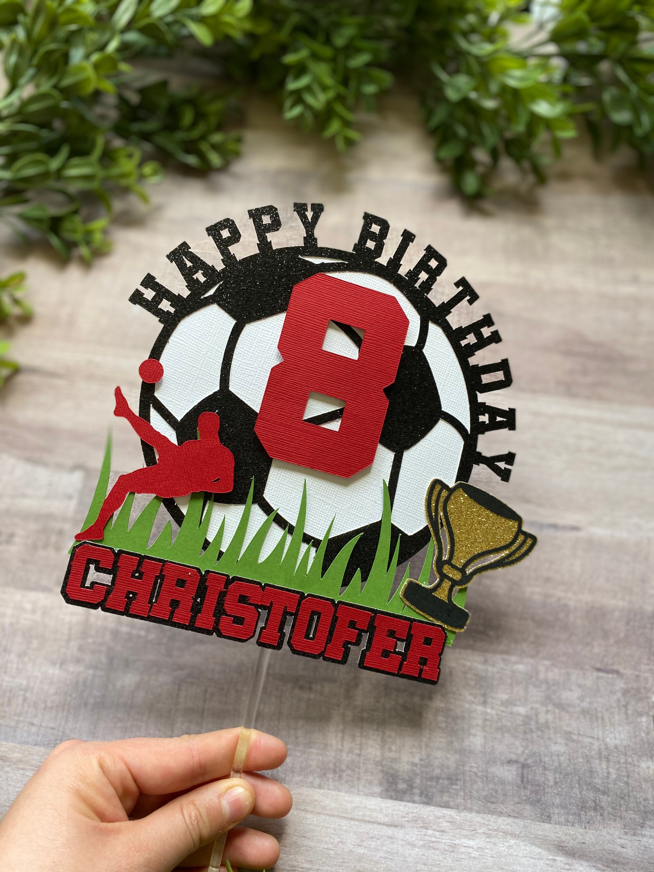 Soccer Cake Topper /sport Cake Topper/ - Etsy