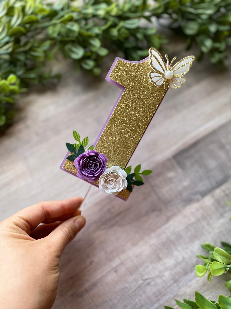 One Cake Topper Cake Topper Birthday Birthday Cake Topper | Etsy