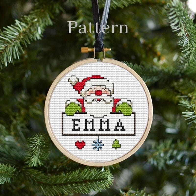 Cross Stitch Ornament Pattern - Etsy