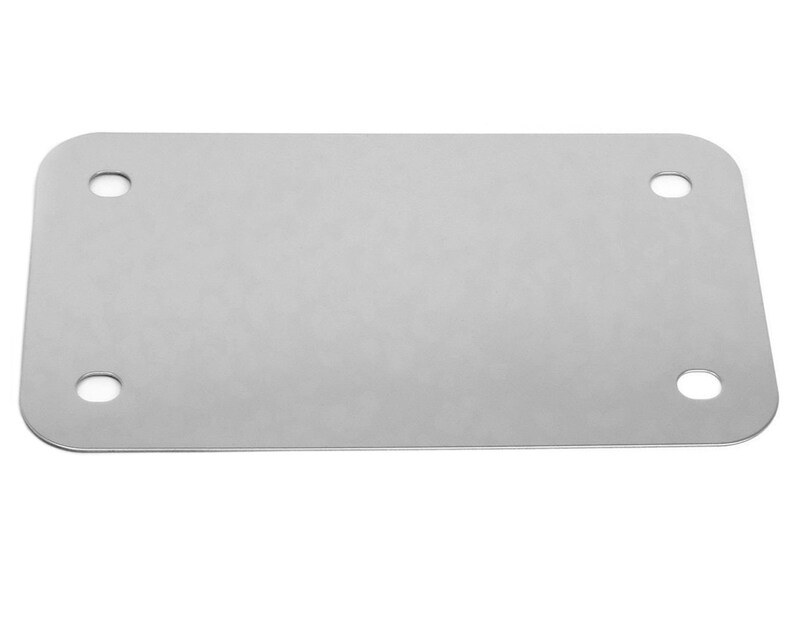 Stainless Steel Backing Reinforce Plate for Motorcycle License - Etsy