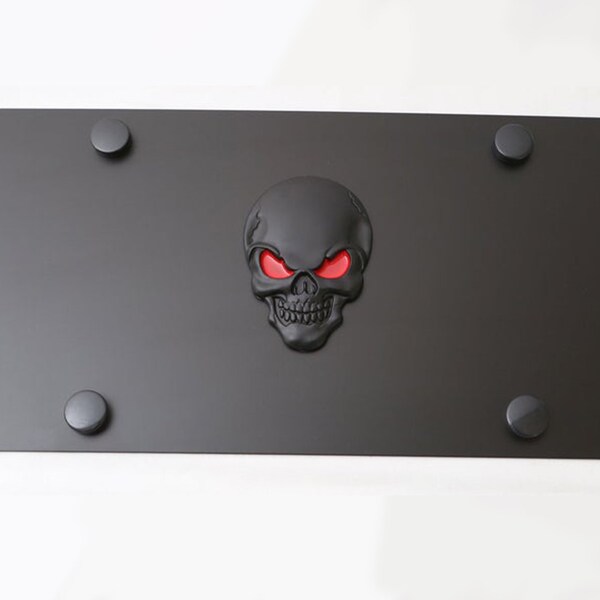 Skull License Plate - Etsy