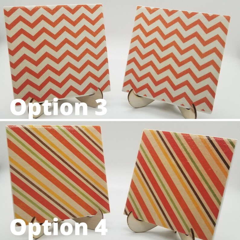 Fall Ceramic Coasters, Set of 2, Fall Decor - Etsy