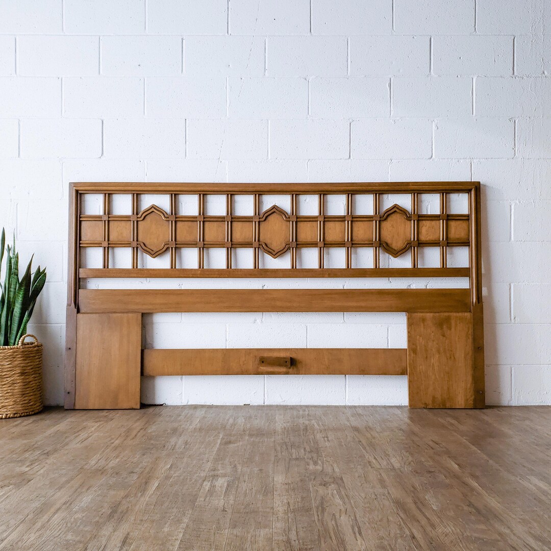 Vintage Drexel Plaudit King Headboard - Etsy