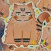 Holographic Sukuna Cat Sticker ~ Jujutsu Sorcerer ~ Cute Cat Anime ...