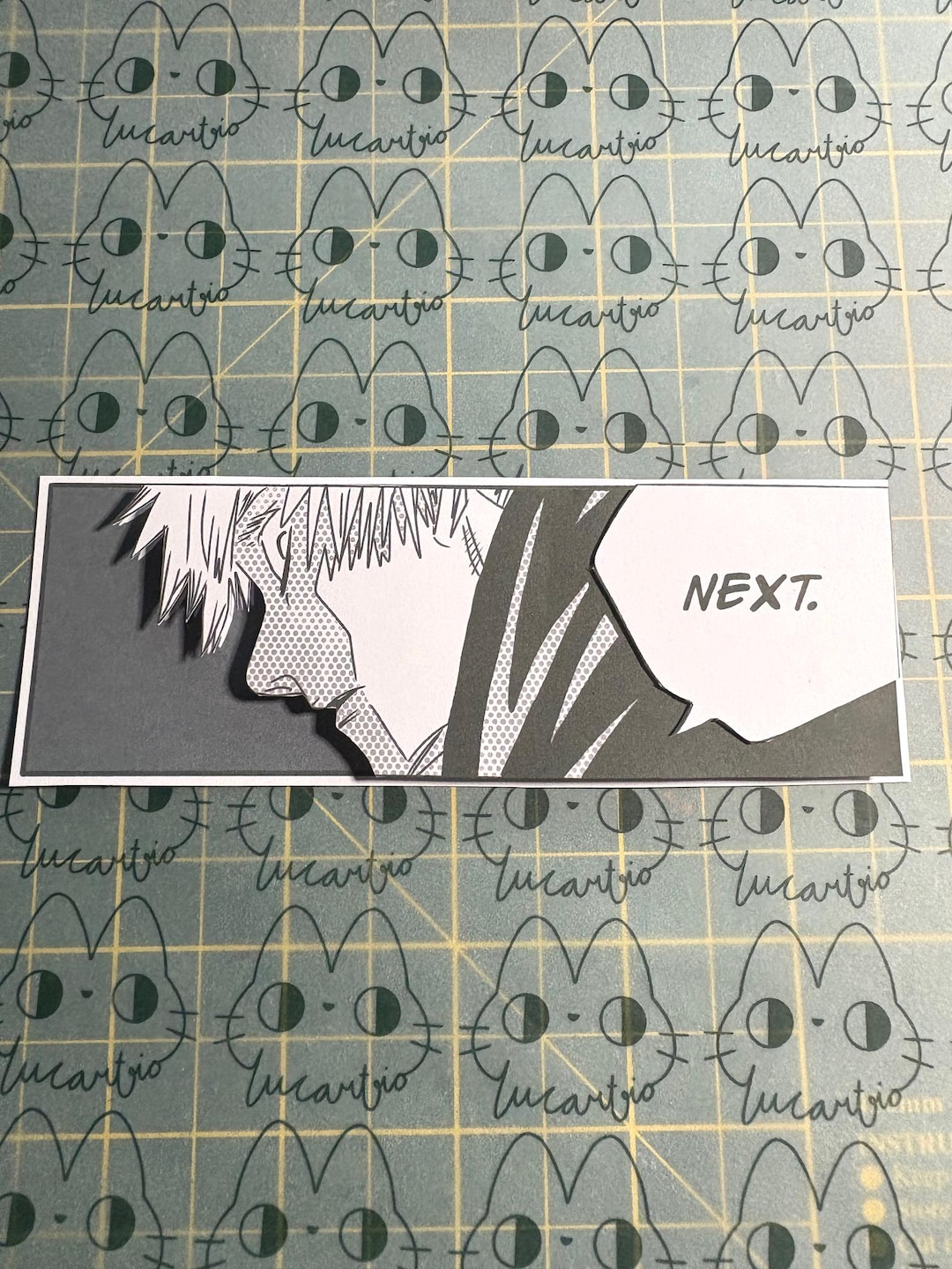 3D Anime Gojo Bookmark ~ 3D Standee ~ Jujutsu Sorcerer ~ Manga Sketch ...