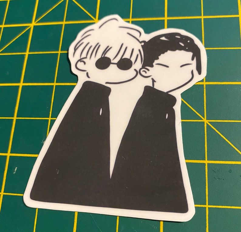 Gojo/geto Pair Sticker~ JJK ~ Jujutsu Sorcerer ~ Cute Cat Anime Sticker ...
