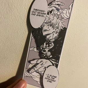 3D Anime JJK Bookmark ~ 3D Standee ~ Jujutsu Sorcerer ~ Manga Sketch ...
