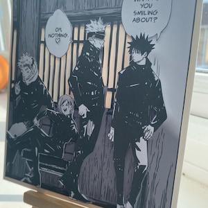 3D Anime JJK Paper Art Display ~ 3D Standee ~ Jujutsu Sorcerer ~ Manga ...