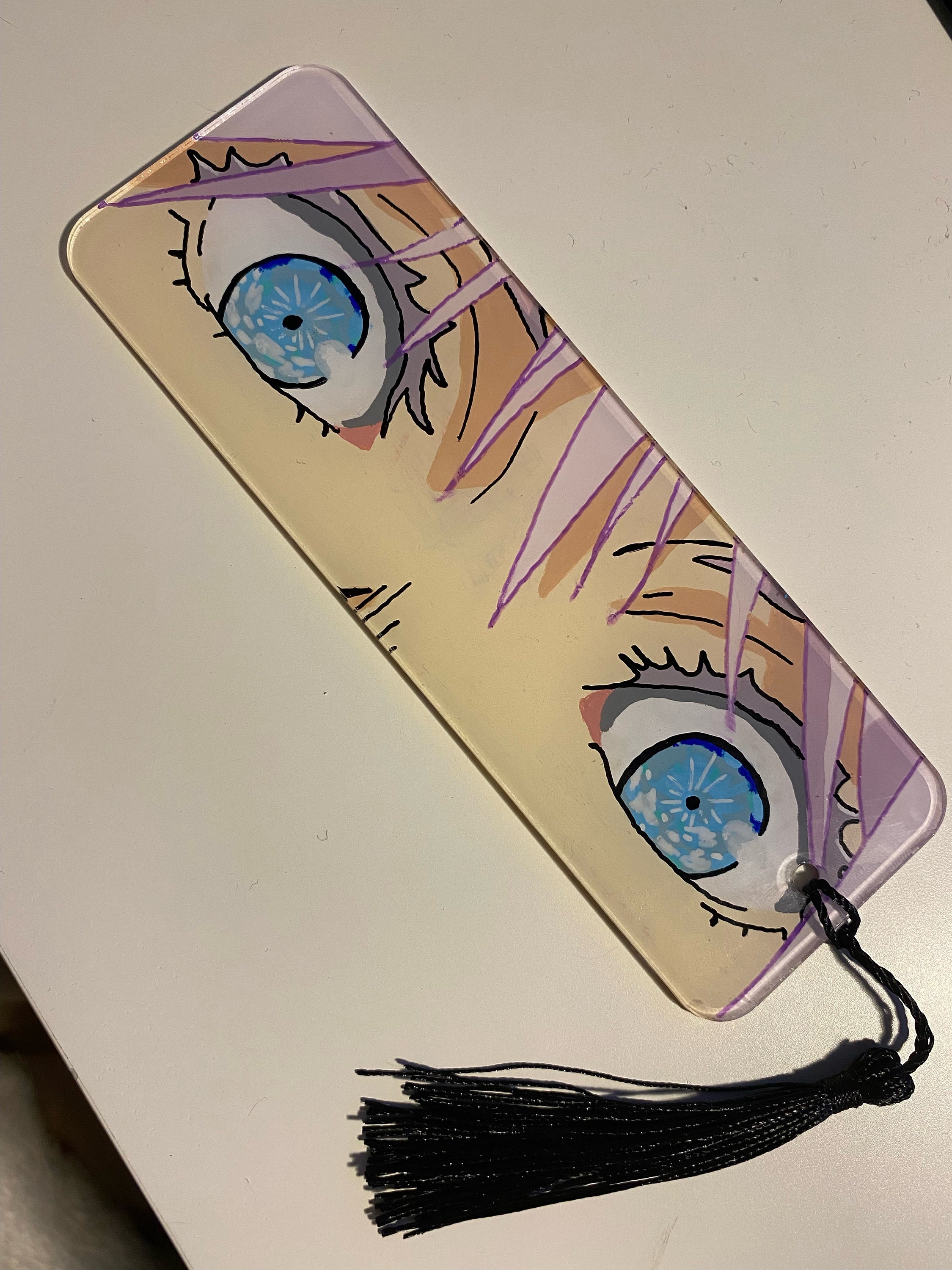 Anime Bookmark Hand Painted Anime Bookmark Manga Bookmark - Etsy UK