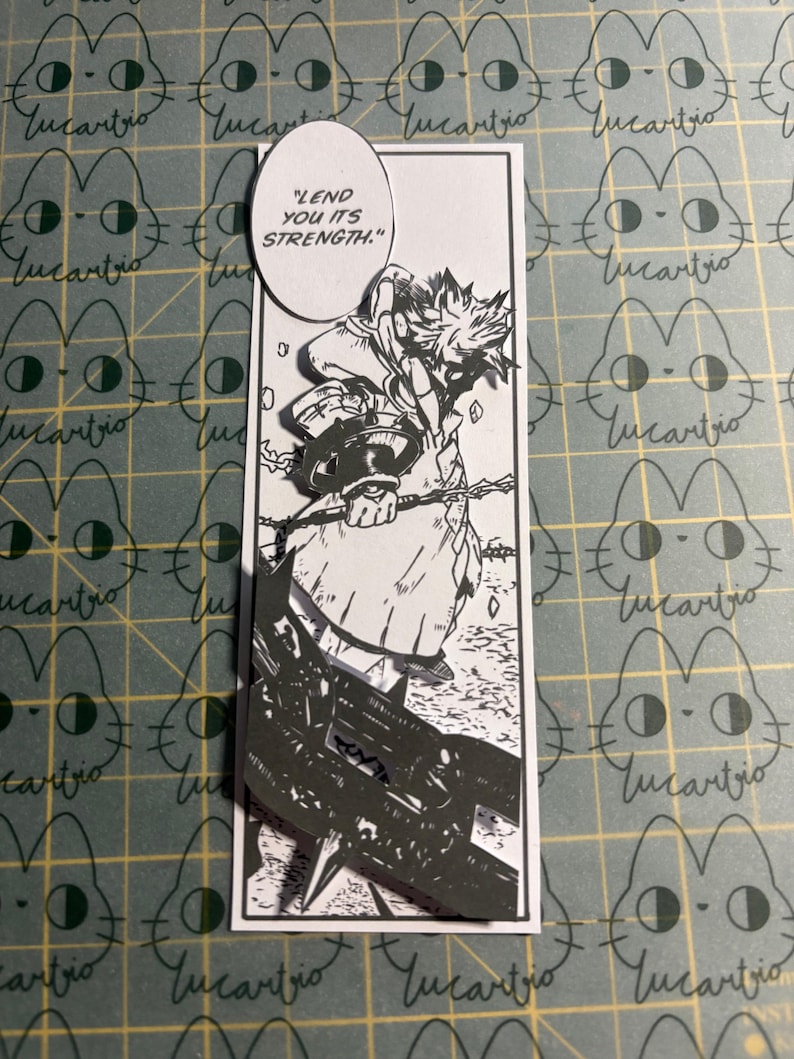 3D Gachiakuta Rudo Manga Bookmark: Handmade Anime Gift - Etsy