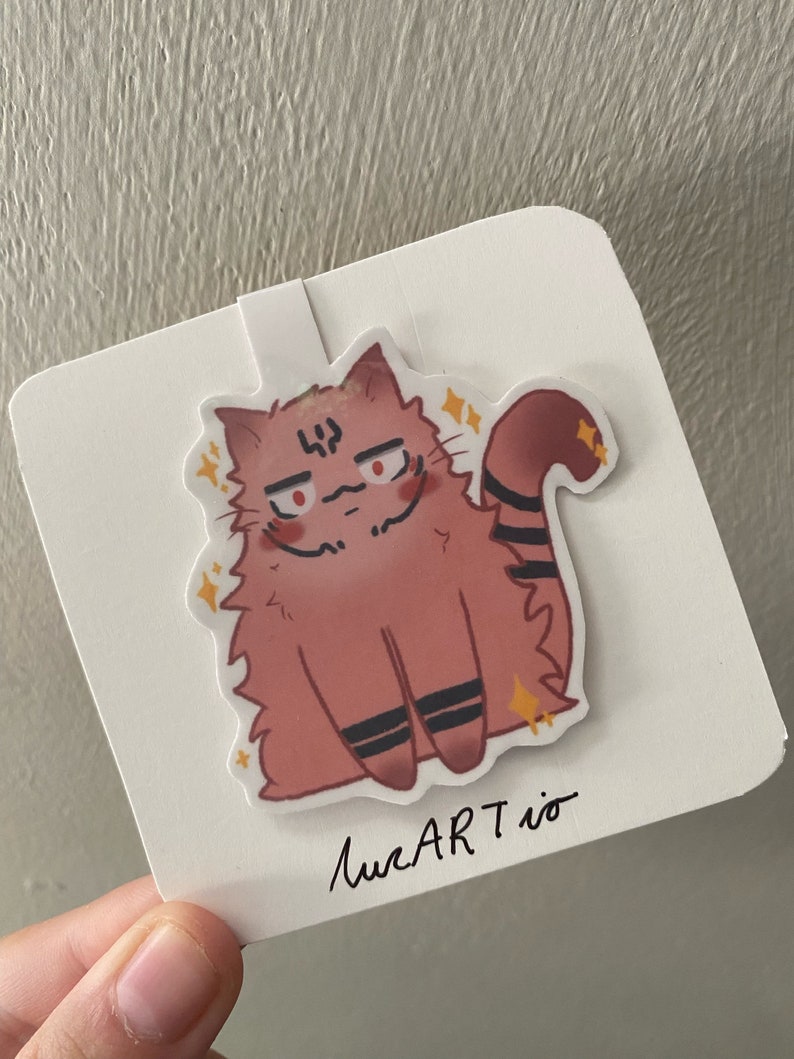 Vinyl Magnetic Gojo, Geto and Sukuna Bookmarks Jujutsu Sorcerer Cute ...