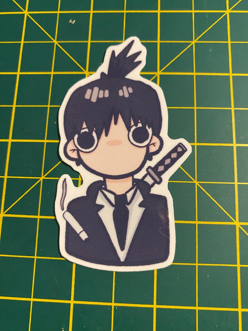 Chainsaw Guy and Friends Cute Chibi's CSM Stickers - Etsy