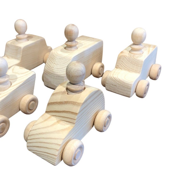Small Wooden Cars - Etsy