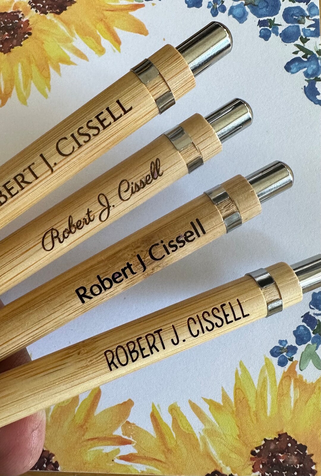 Personalized Bamboo Pens Custom Pens Business Pens Promotional ...