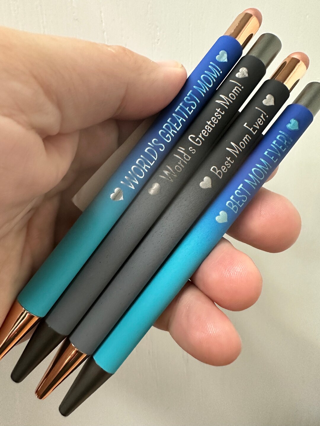 Custom Pens for Mom | Set of 5 | Mothers Day Pens | Personalized Pens ...