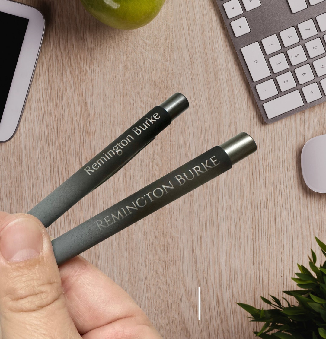 Personalized Pens: Set of 5 Custom Laser Engraved Pens - Etsy