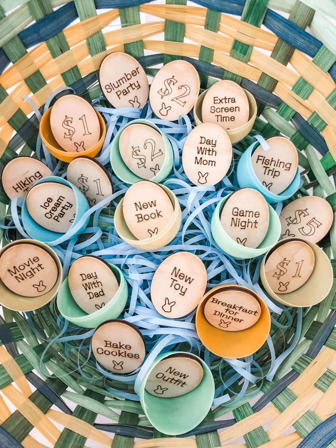 Easter Egg Tokens * Egg Hunt Prizes * Set of 20 - Etsy