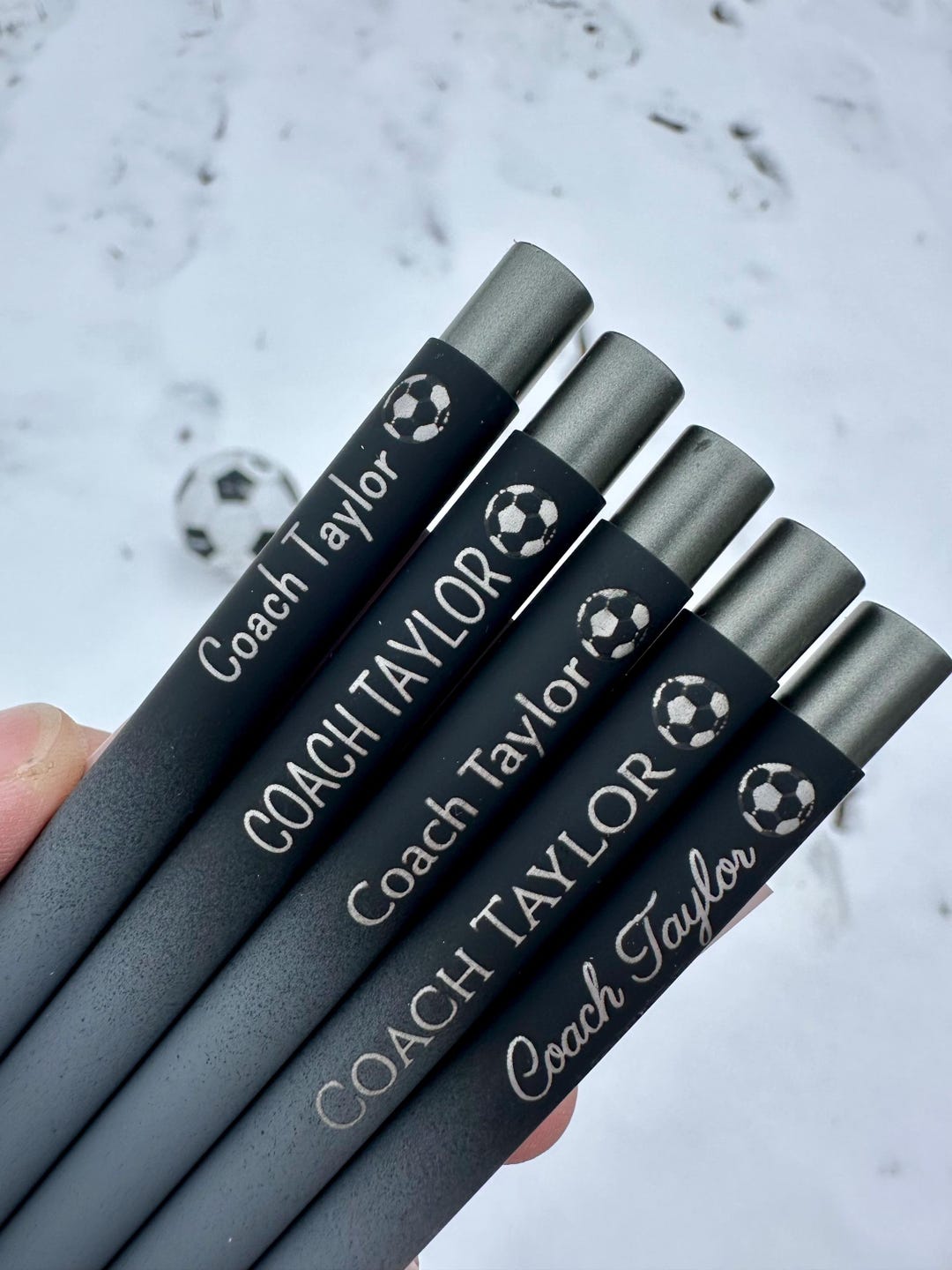Personalized Sport Pens | Coach & Team Gift, Engraved Pens Set - Etsy
