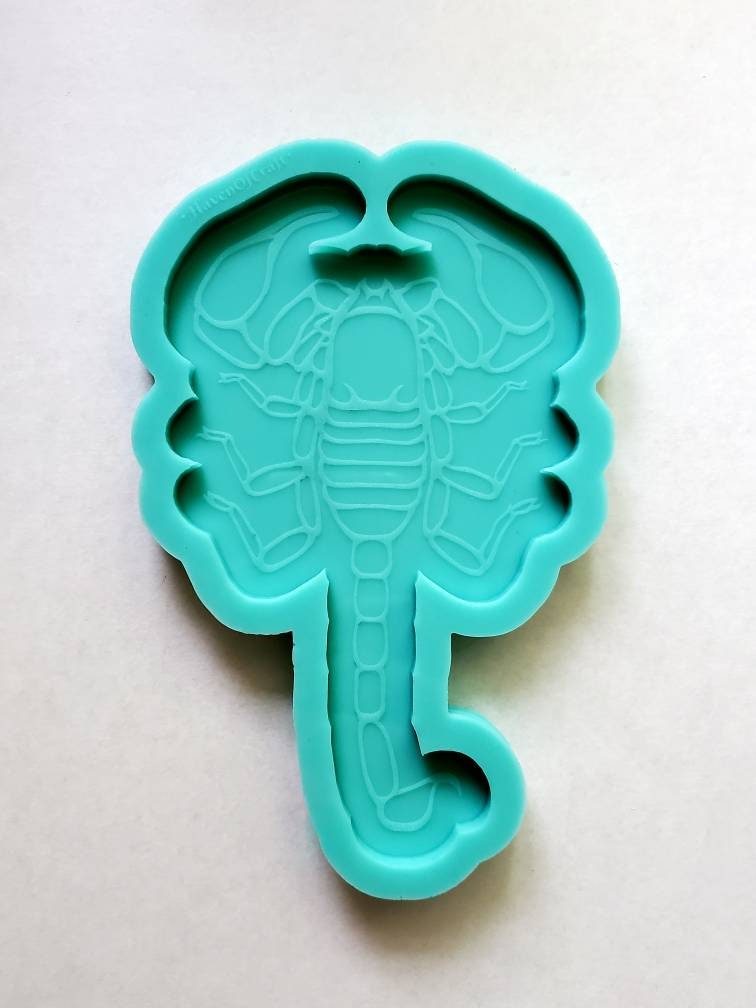 Scorpion Earring Mold Made with Acrylic Blanks B Grade Sculpting ...