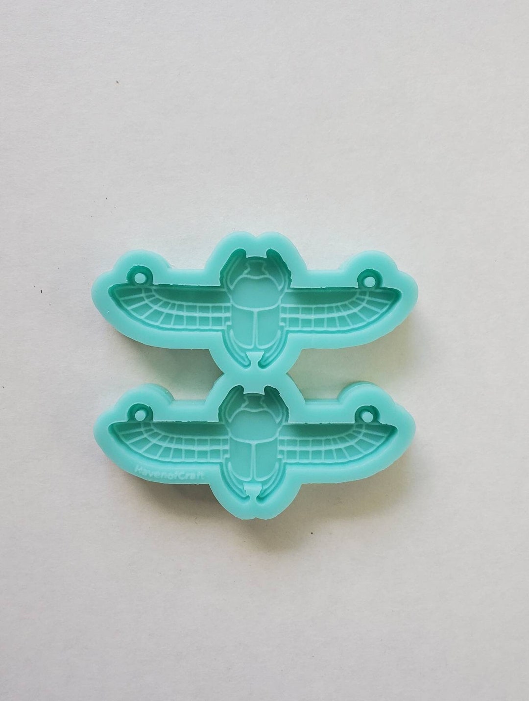 Made to Order Flying Scarab Shiny Silicone Earring Mold - Etsy