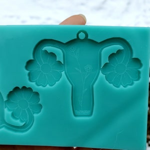 Made to Order Flora Uterus Mold Shiny Silicone Mold - Etsy