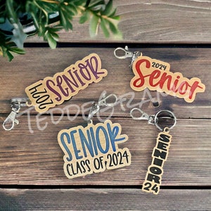 2024 Senior Keychain, Variations Included, Class of 2024 Keychain ...