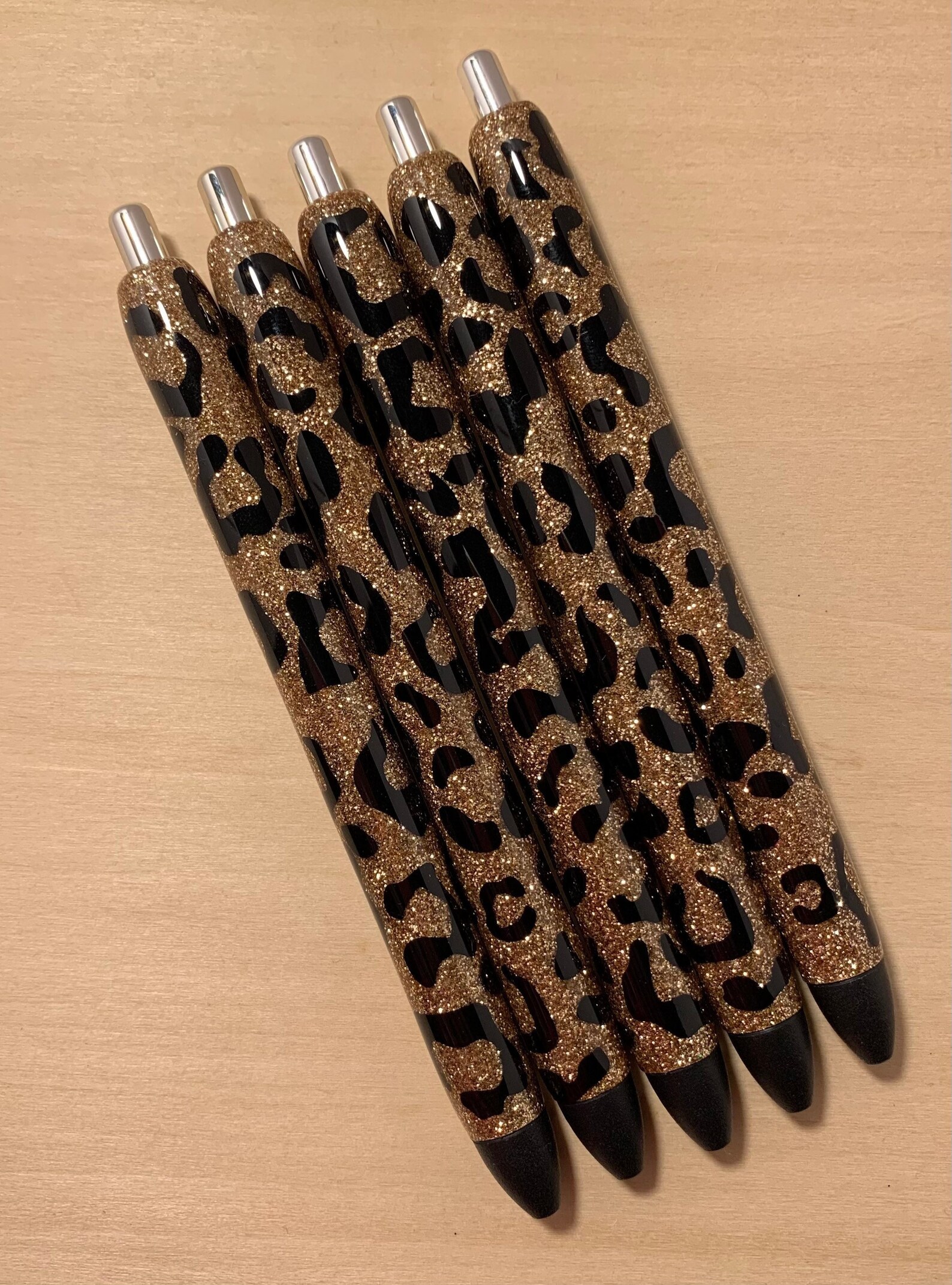 Personalized Cheetah & Ombre Glitter Refillable Gel Pen - Etsy