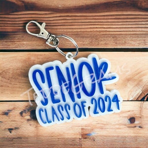 2024 Senior Keychain, Variations Included, Class of 2024 Keychain ...