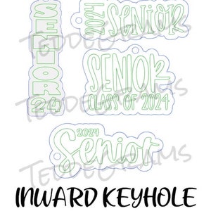 2024 Senior Keychain, Variations Included, Class of 2024 Keychain ...