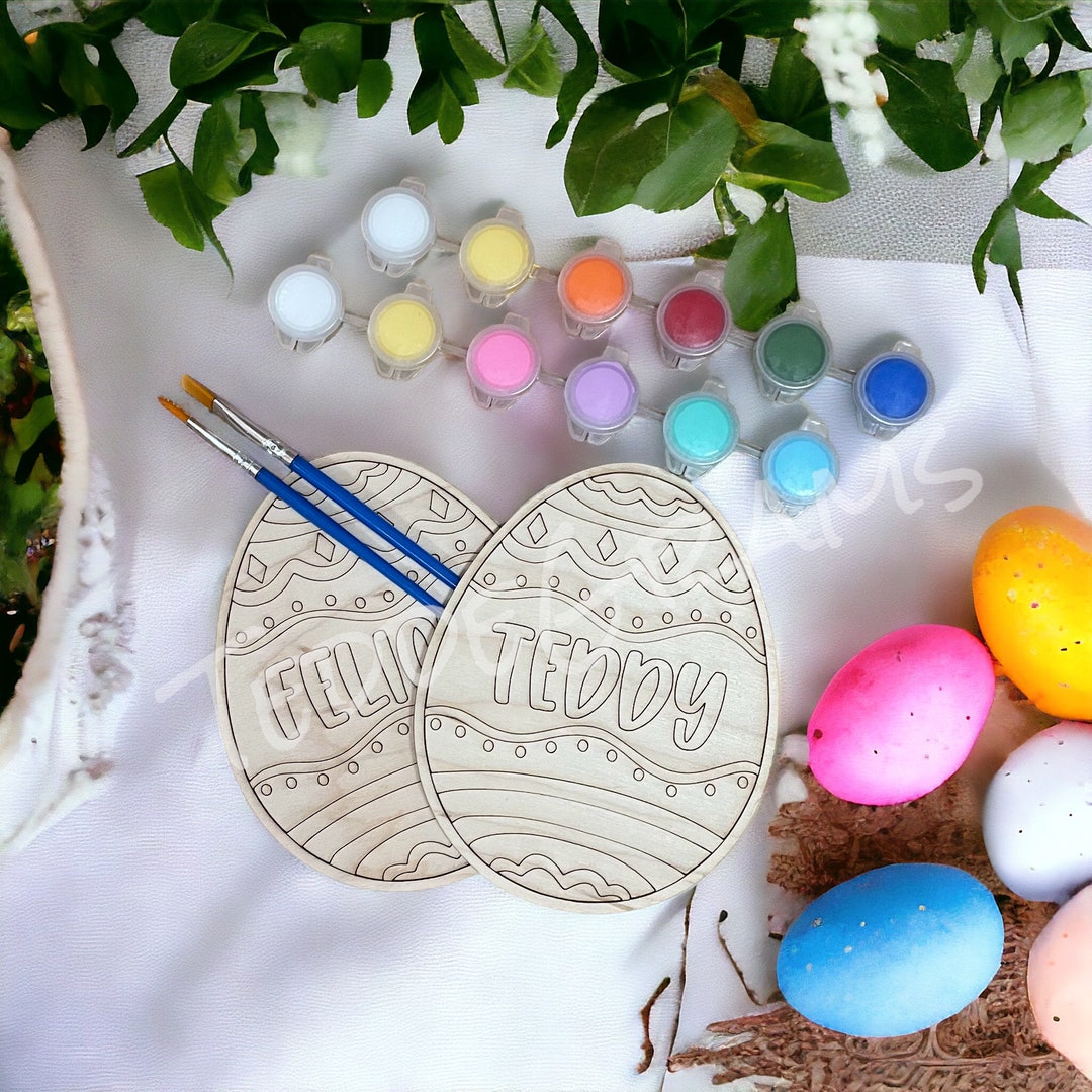 Personalized DIY Easter Egg Paint Kit, Easter Egg Paint Kit, Easter ...