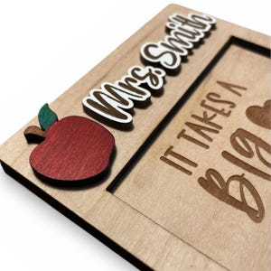 Sticky Note Pad Holder, Personalized Teacher Gift, Student Gift for ...