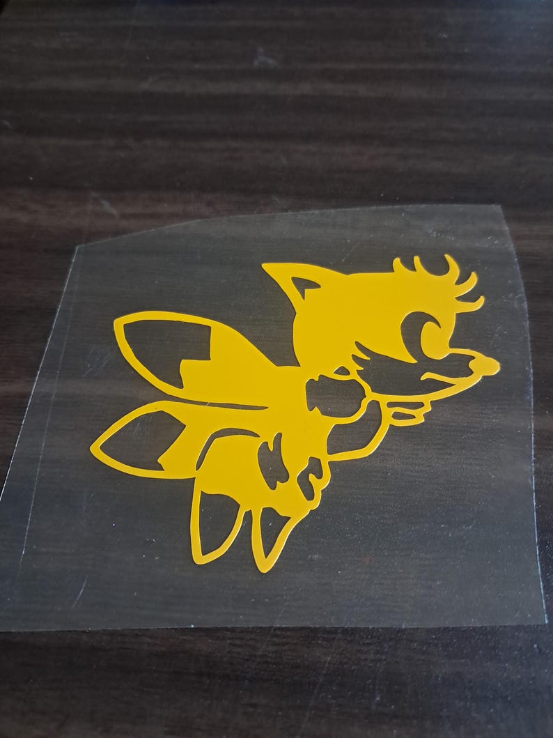 Sonic and Tails Video Game Graphics Decal - Etsy