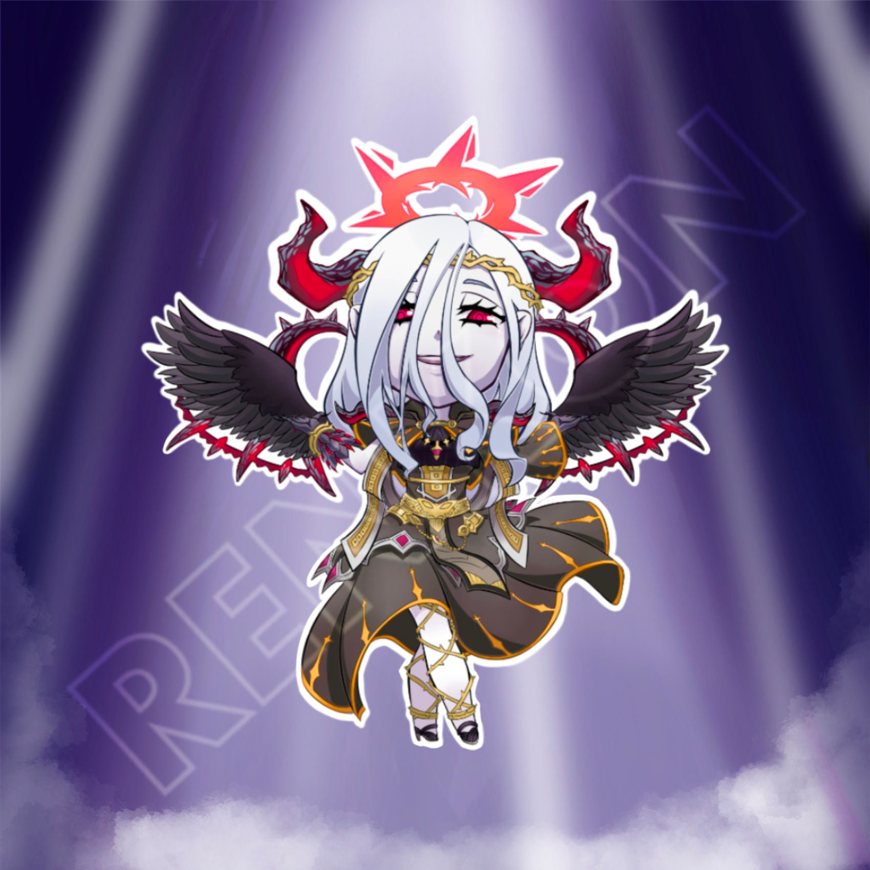 Condemned Darklord Sticker holographic - Etsy