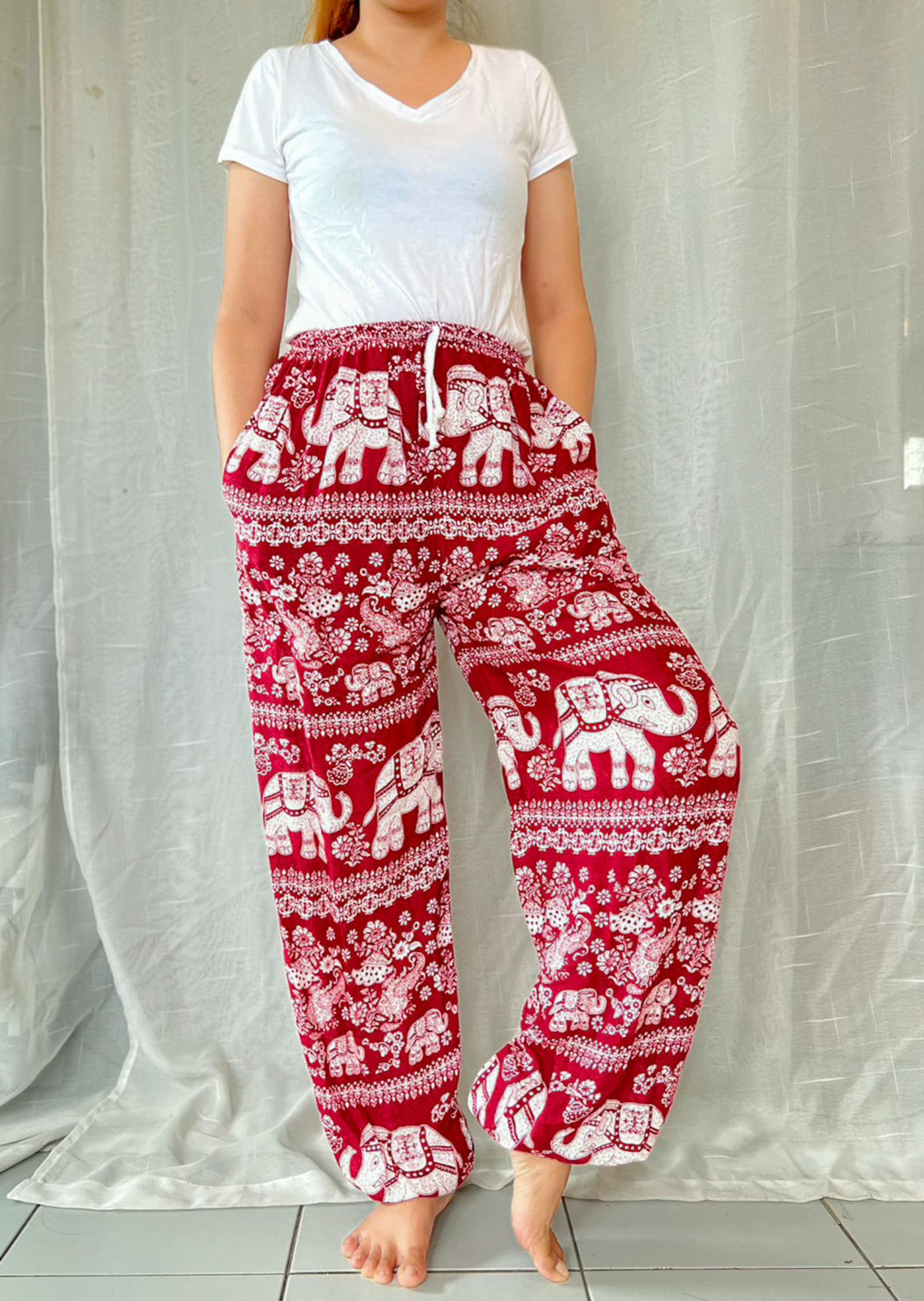 Thai Elephant Pants - Hippie Harem Trousers - Pack of 3 - Etsy