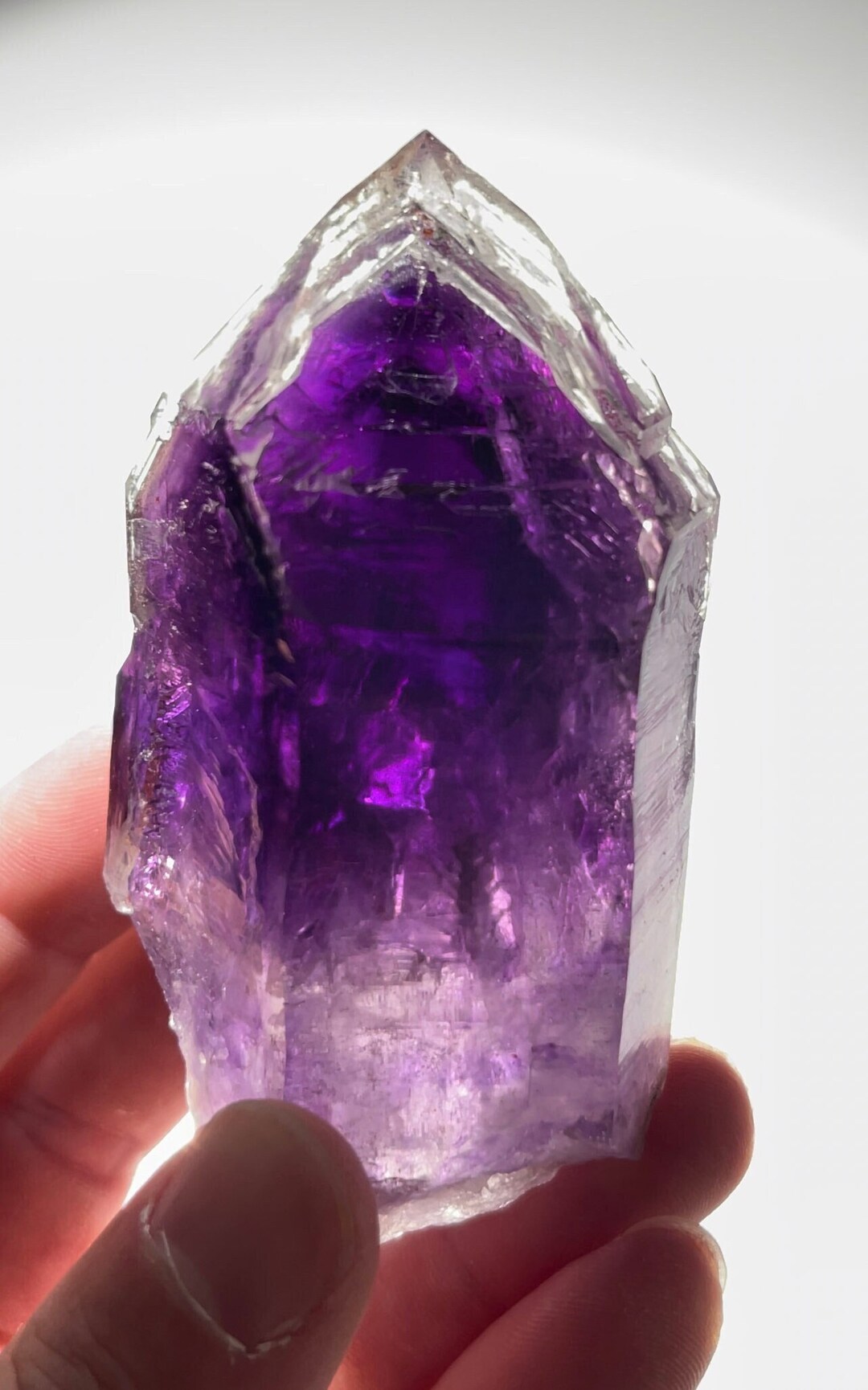 Namibian Skeletal Amethyst fenster With Deep Purple Saturation From ...