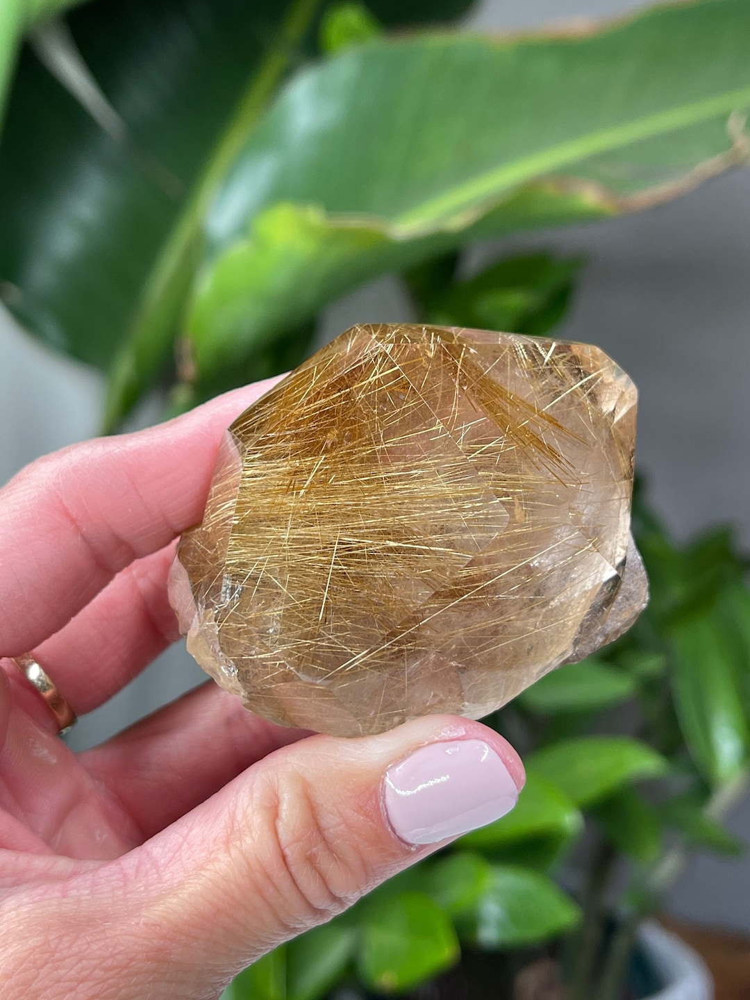 Beautiful Rutilated Quartz With a Unique Formation. - Etsy