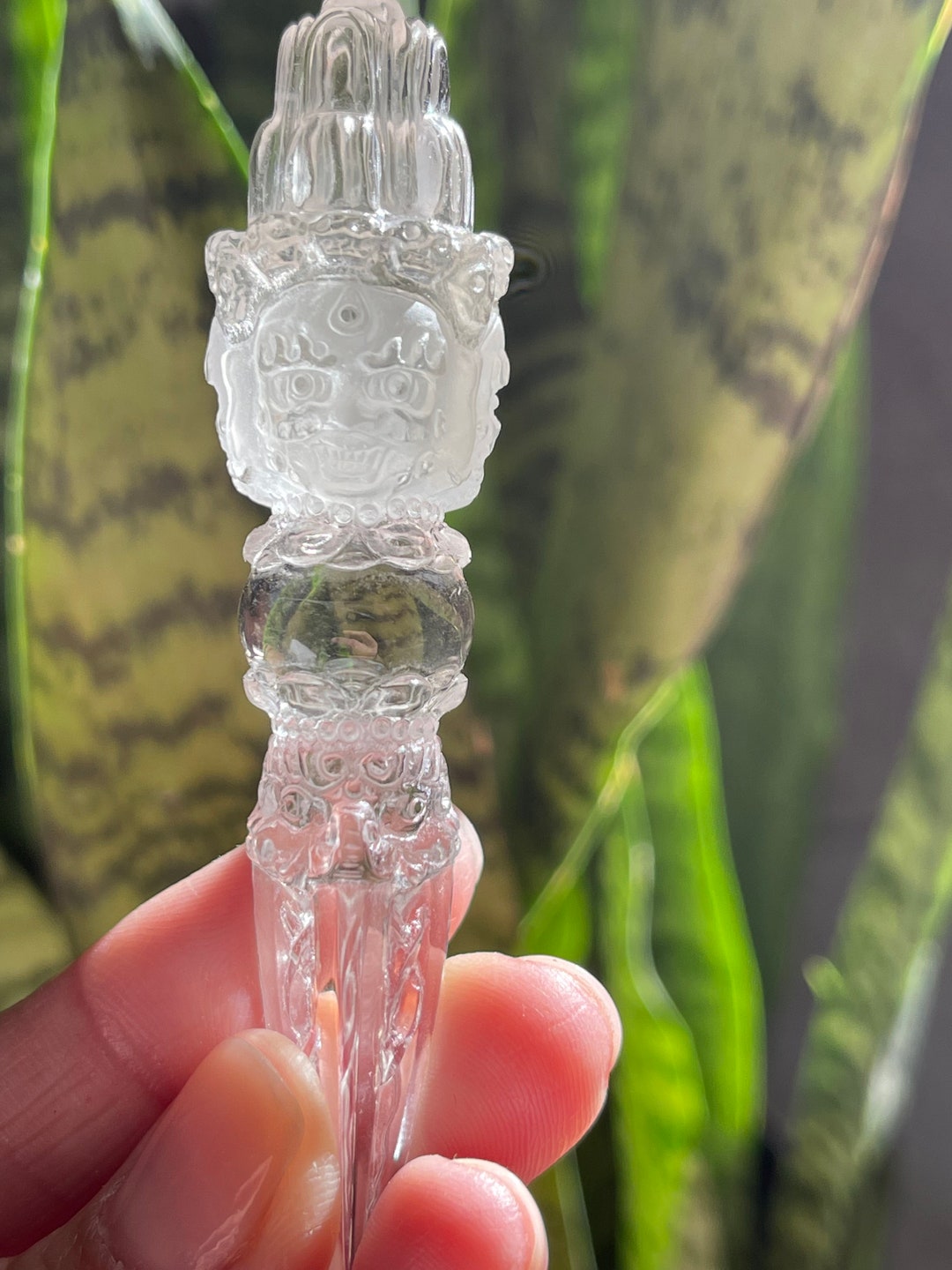 Natural Clear Quartz Tibetan Dagger| Clear Quartz|tibetan Quartz - Etsy