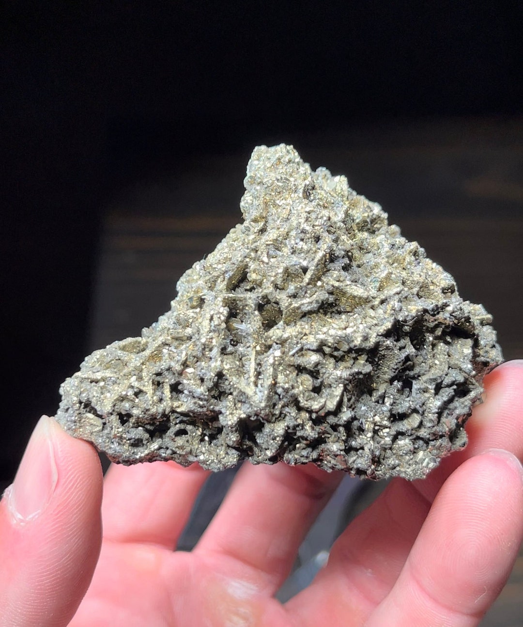 Bulgarian Pyrite Pseudomorph | Pyrite | Bulgarian Minerals - Etsy