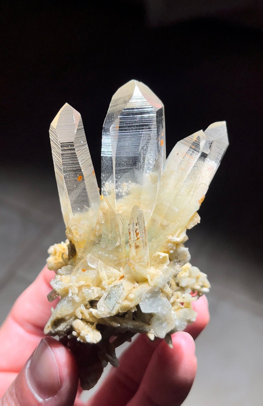 Fine Himalayan Quartz Cluster With Chlorite and Iron. - Etsy