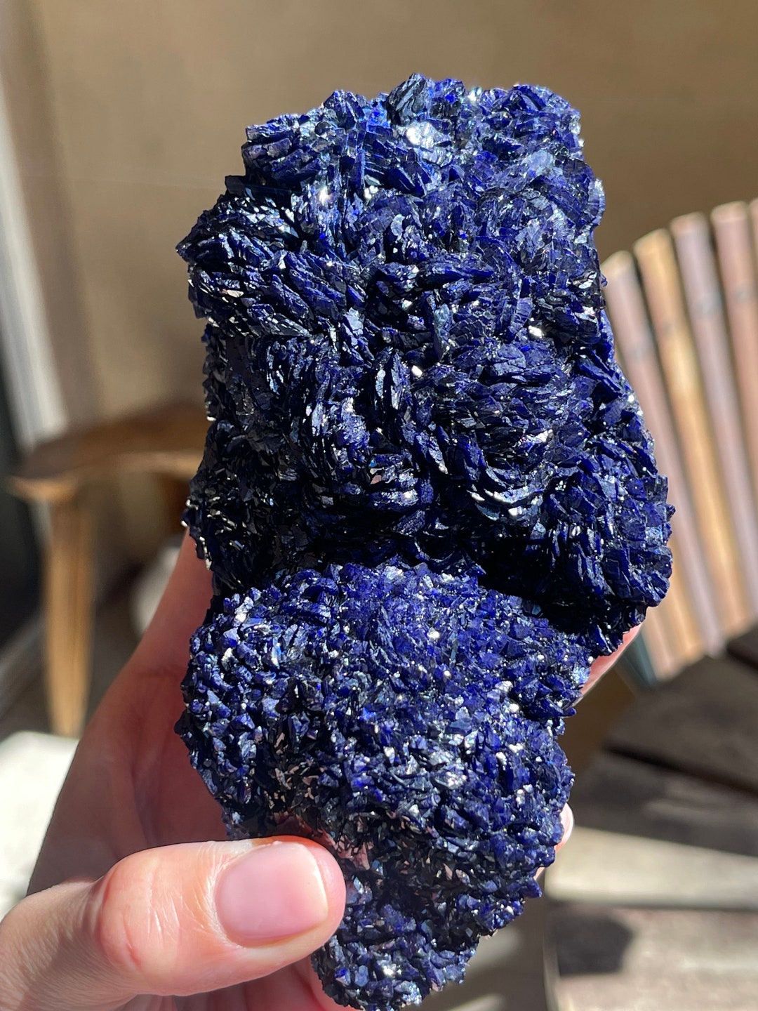 Amazing Large Azurite From China. - Etsy