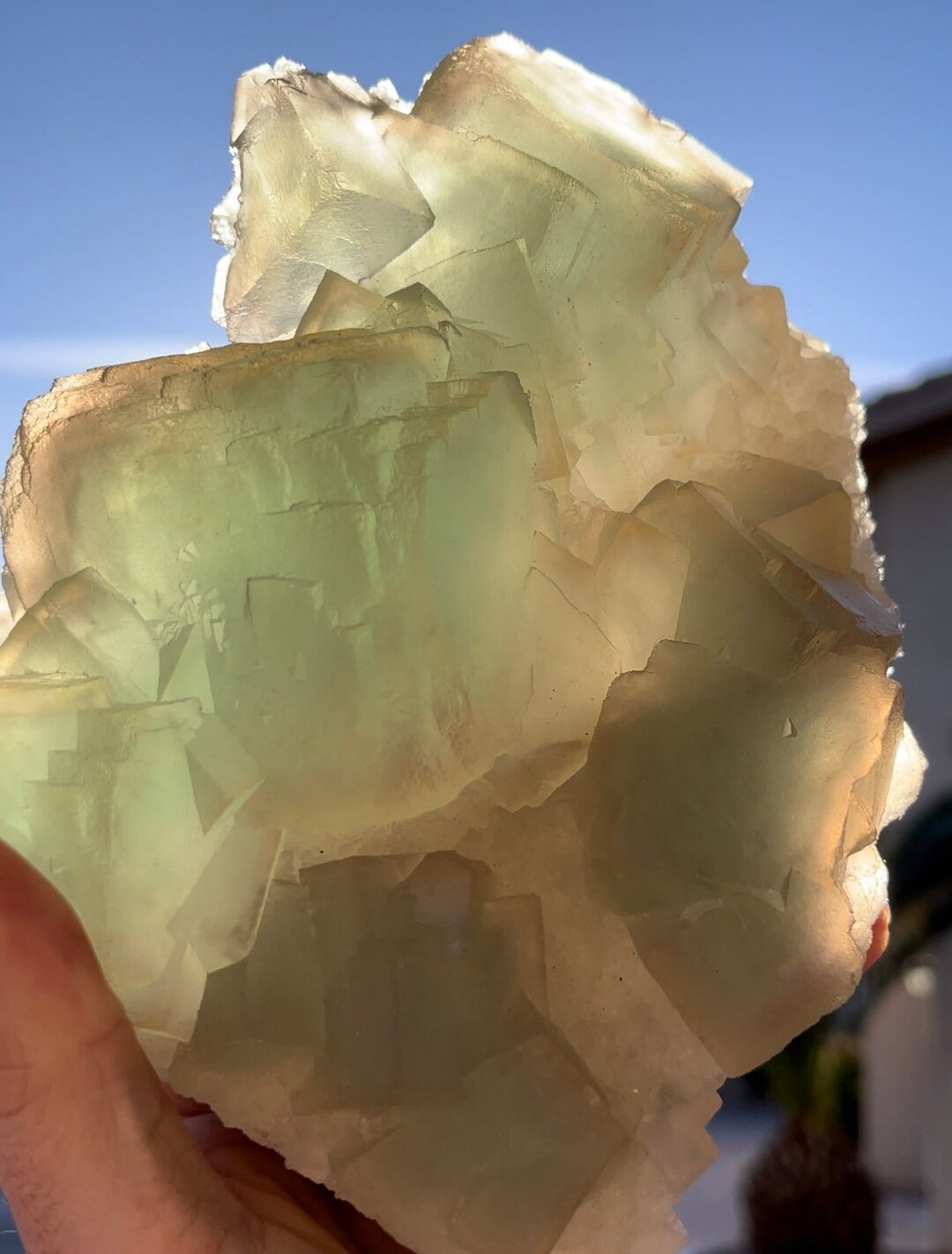 Large Transparent Green Fluorite Cube From Xianghualing Mine - Etsy